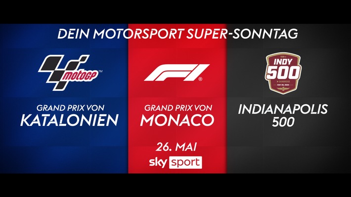 Das größte Motorsport-Wochenende des Jahres mit dem Großen Preis von Monaco live und exklusiv ...